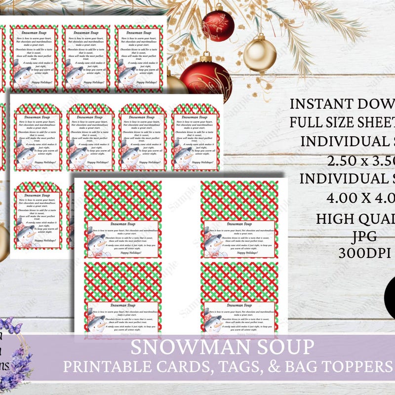 Snowman Bag Topper - Etsy