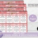 Printable Red Plaid Food, Herb & Spice Pairings Guide,printable Kitchen ...