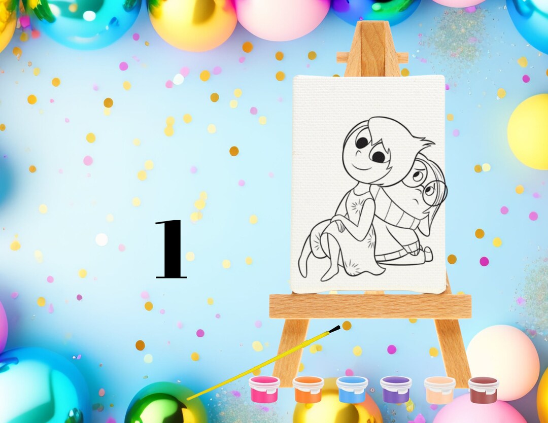 Inside Out Paint Kit/Inside Out 2 Party Favor - Etsy Portugal