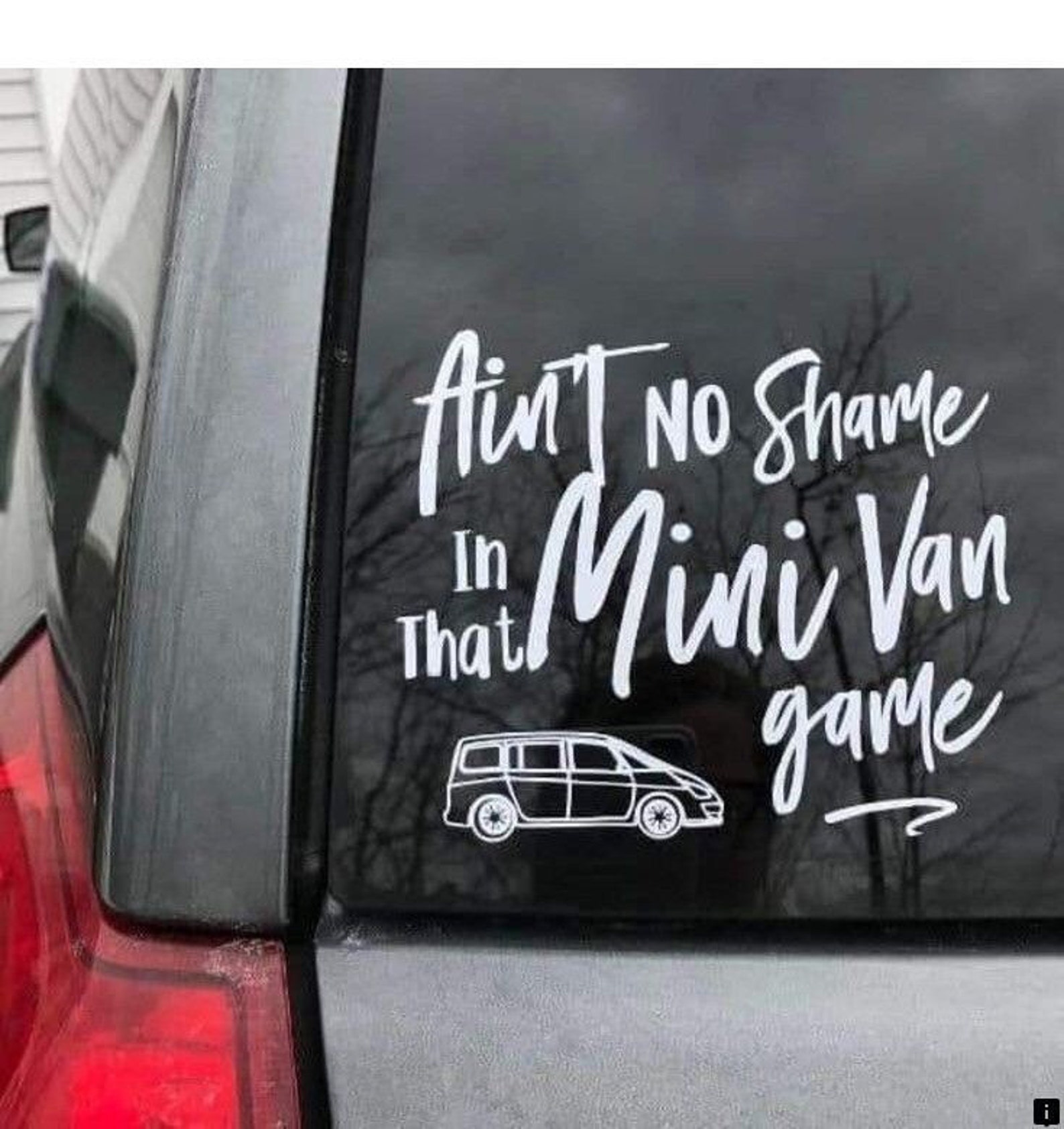 Mommy Decals MiniVan Decals Funny Decal Dad Decal Van | Etsy