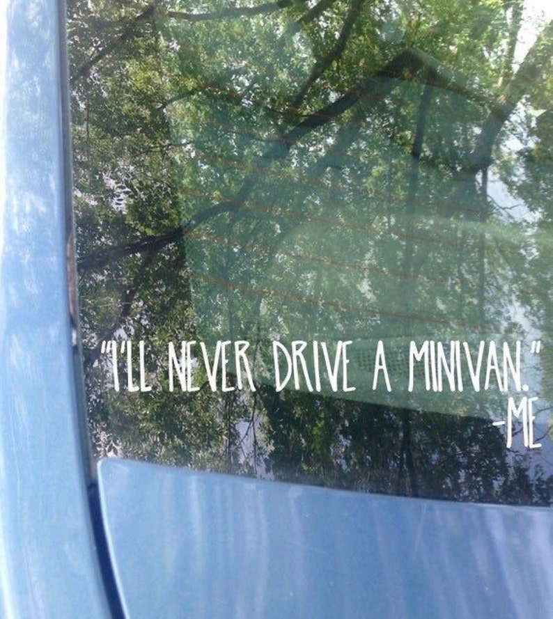 Mommy Decals Minivan Decals Funny Decal Dad Decal Van | Etsy