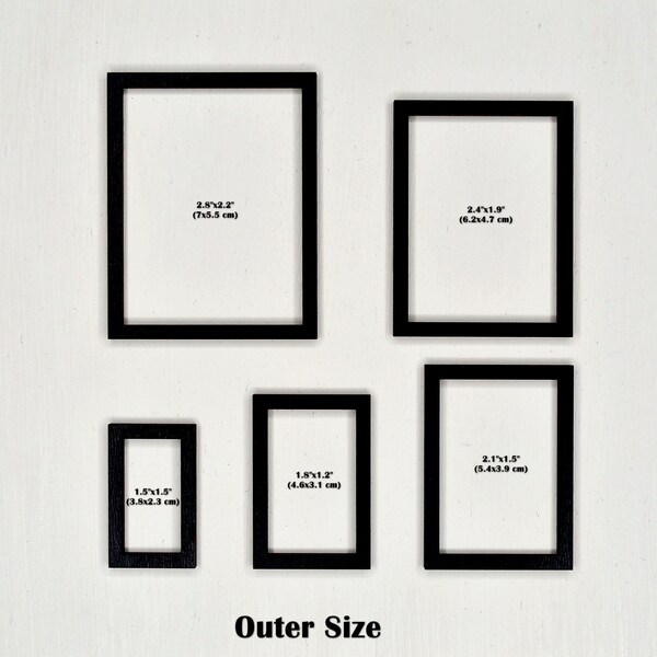 Miniature Picture Frames - Etsy