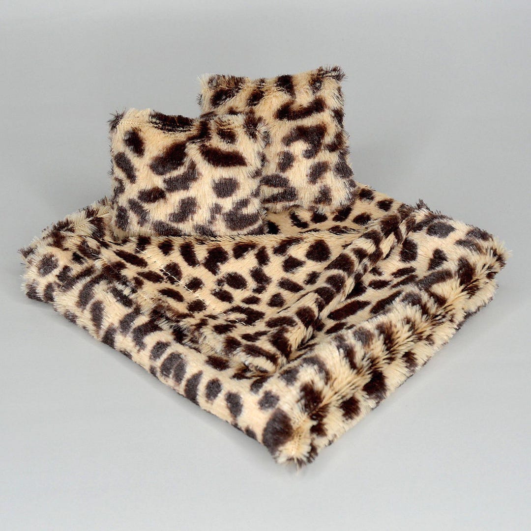 1:6 Doll Blanket and Pillows. Miniature Blanket for Dolls 12 Inch Size ...