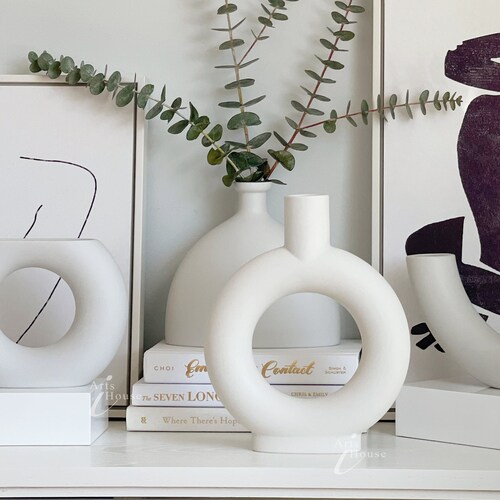 Minimalist Vaseceramic Vase Modern Home Decor Decorative - Etsy