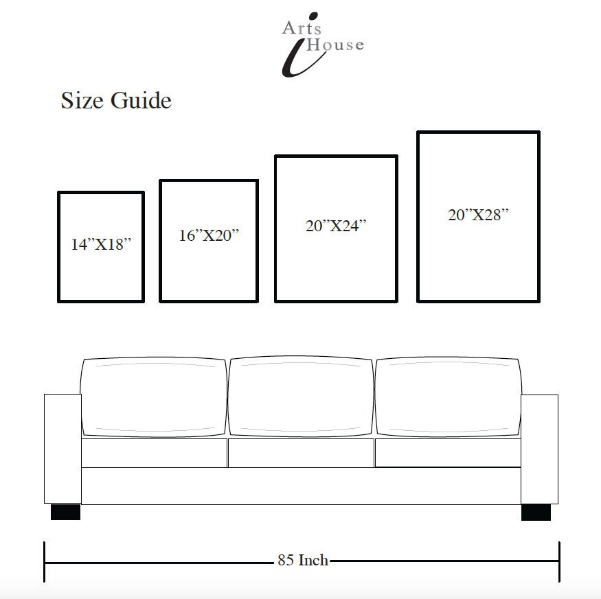 Set of 2 Framed Landscape Wall Printsblack White Wall Decor - Etsy