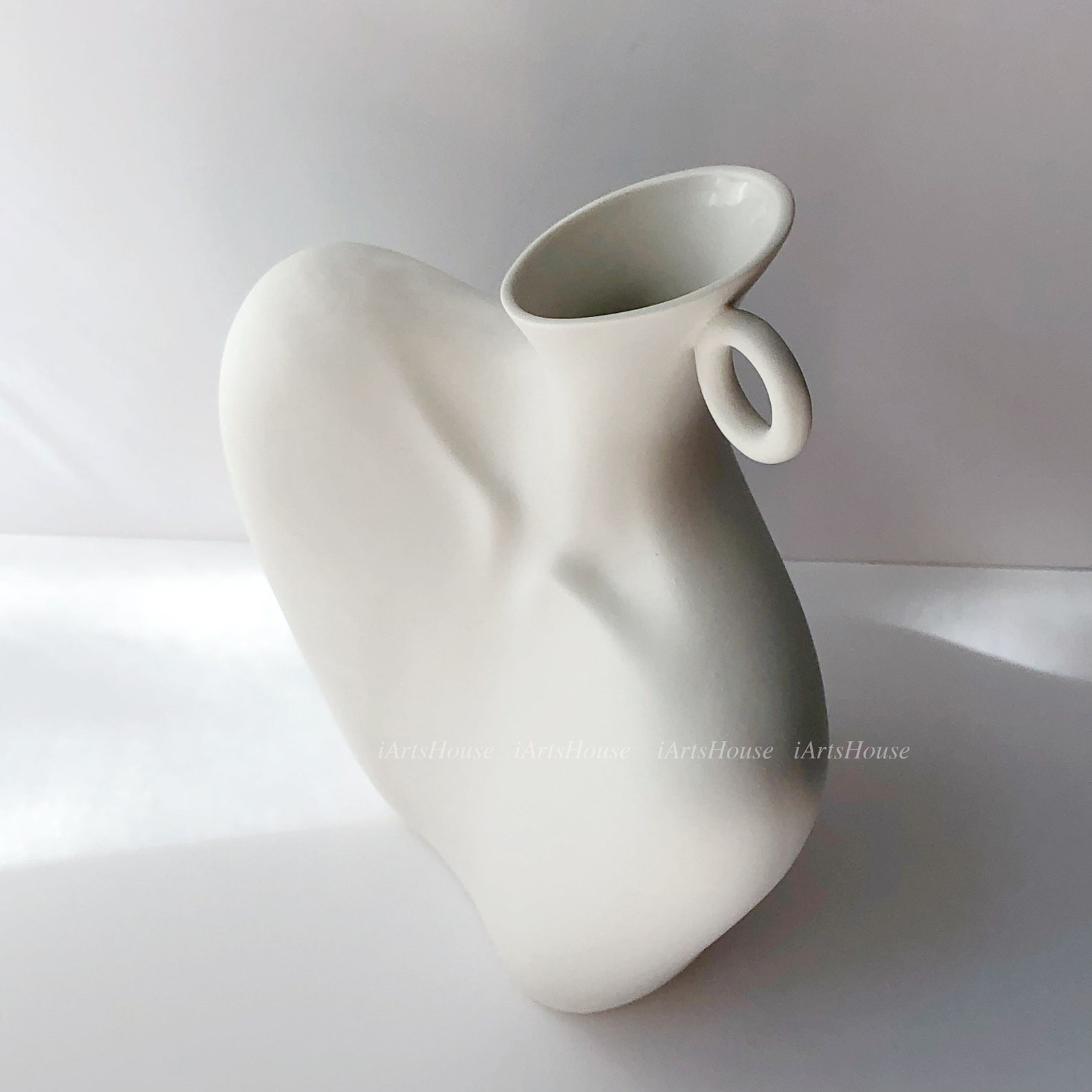 Minimalist Human Body Vase Ceramic Torso Vase Modern Home - Etsy