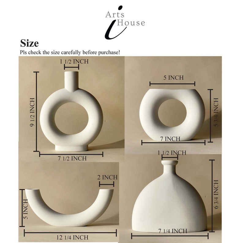 Minimalist Vaseceramic Vase Modern Home Decor Decorative - Etsy