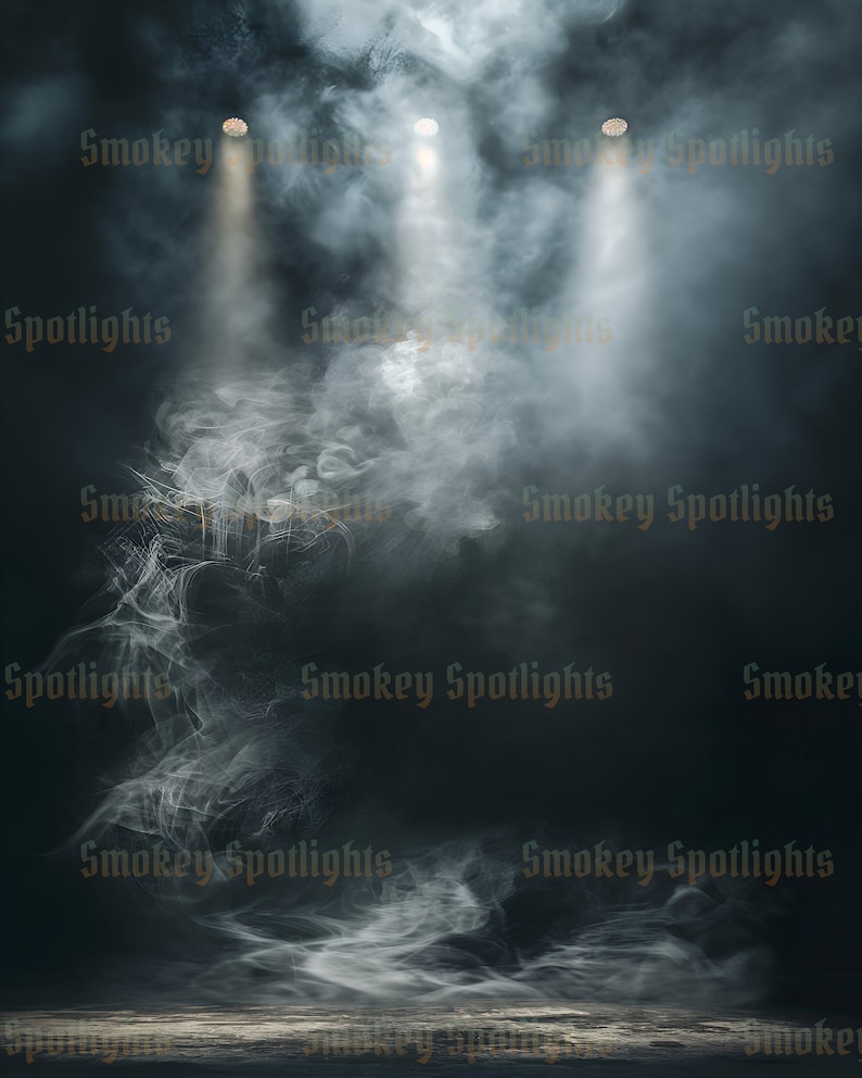 20 Smokey Spotlight Digital Backdrops, Hockey Backdrop, Senior Photo ...