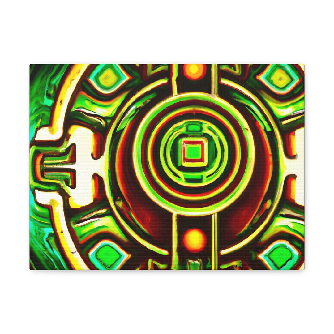 Apollo Rex Abstract Sci-fi Canvas Art: Futuristic Synthwave - Etsy