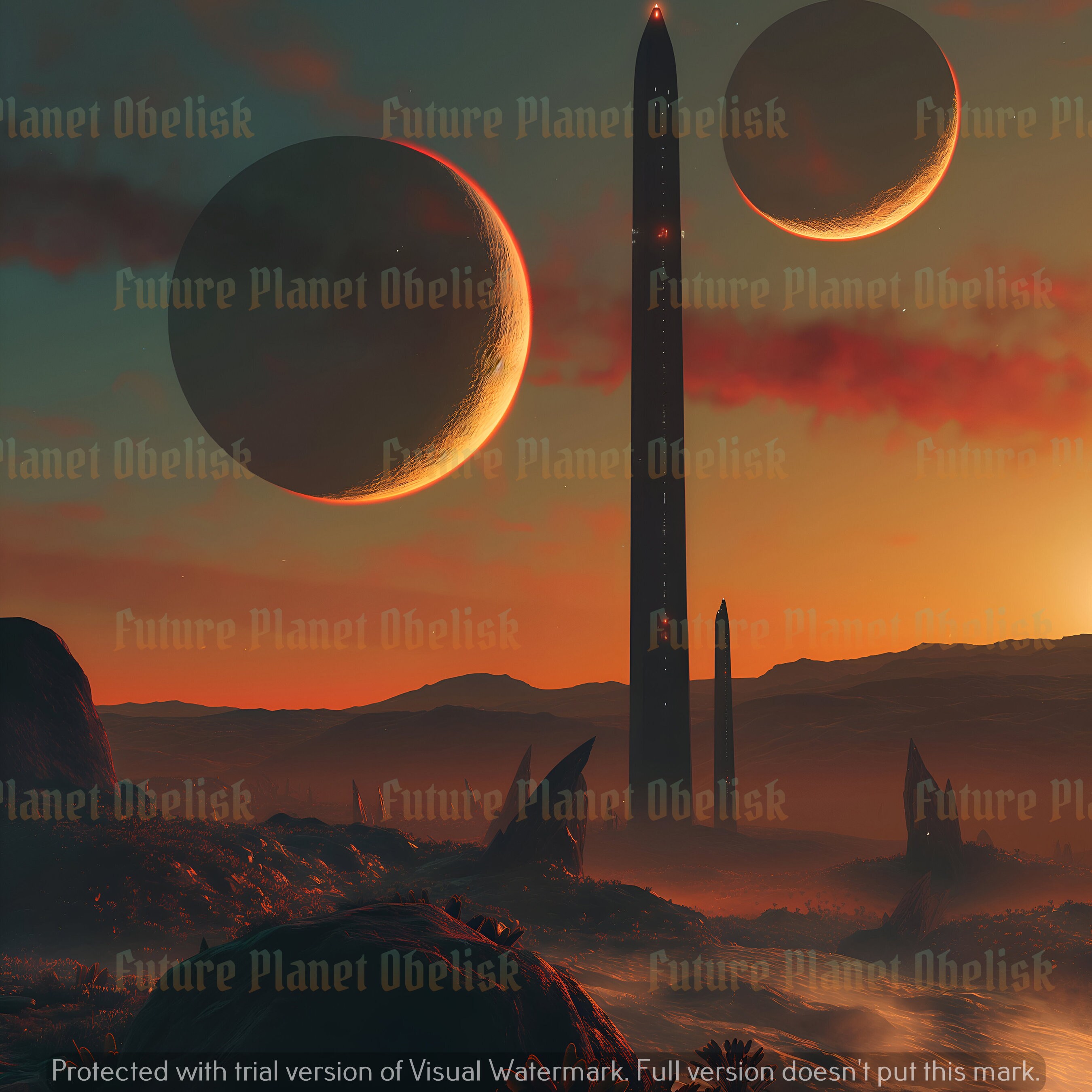 20 Images Futuristic Barren Landscapes, Otherworldly Escape, Sci Fi Backdrop, Science Fiction ...