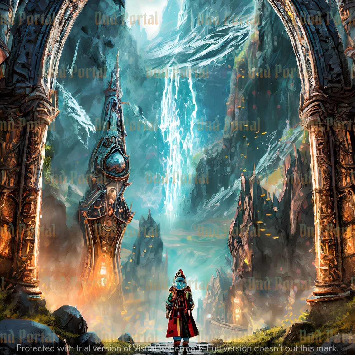 Fantasy Portals, Dnd Backdrop, Dnd Arwork, Fairy Tale, Ethereal Digital ...