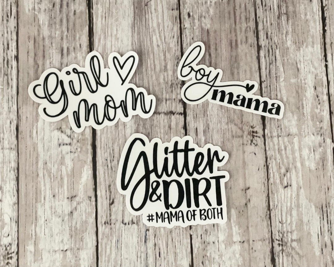 Mom Stickers | Girl Mom Stickers | Mom of Both Stickers | Mom Stickers ...