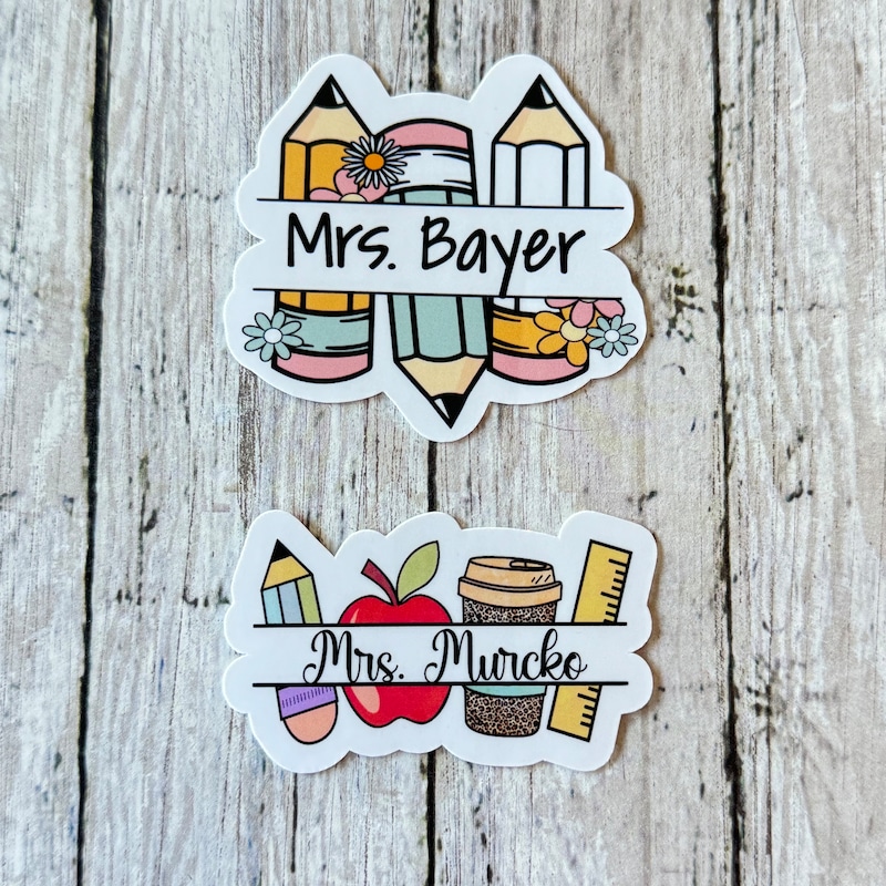 Teacher Desk Decal - Etsy
