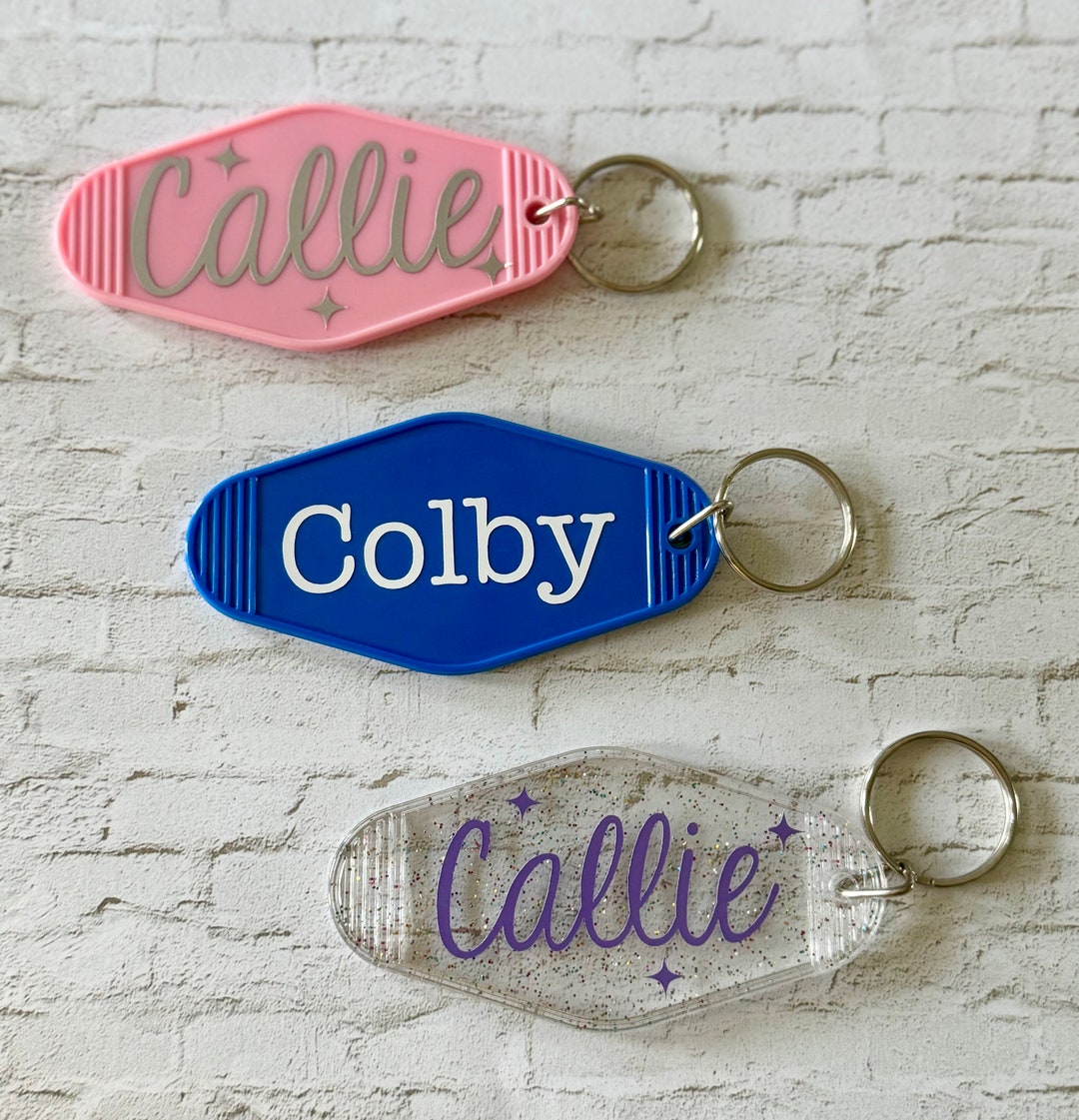 Hotel Keychain, Personalized Hotel Keychain, Name Keychain ...