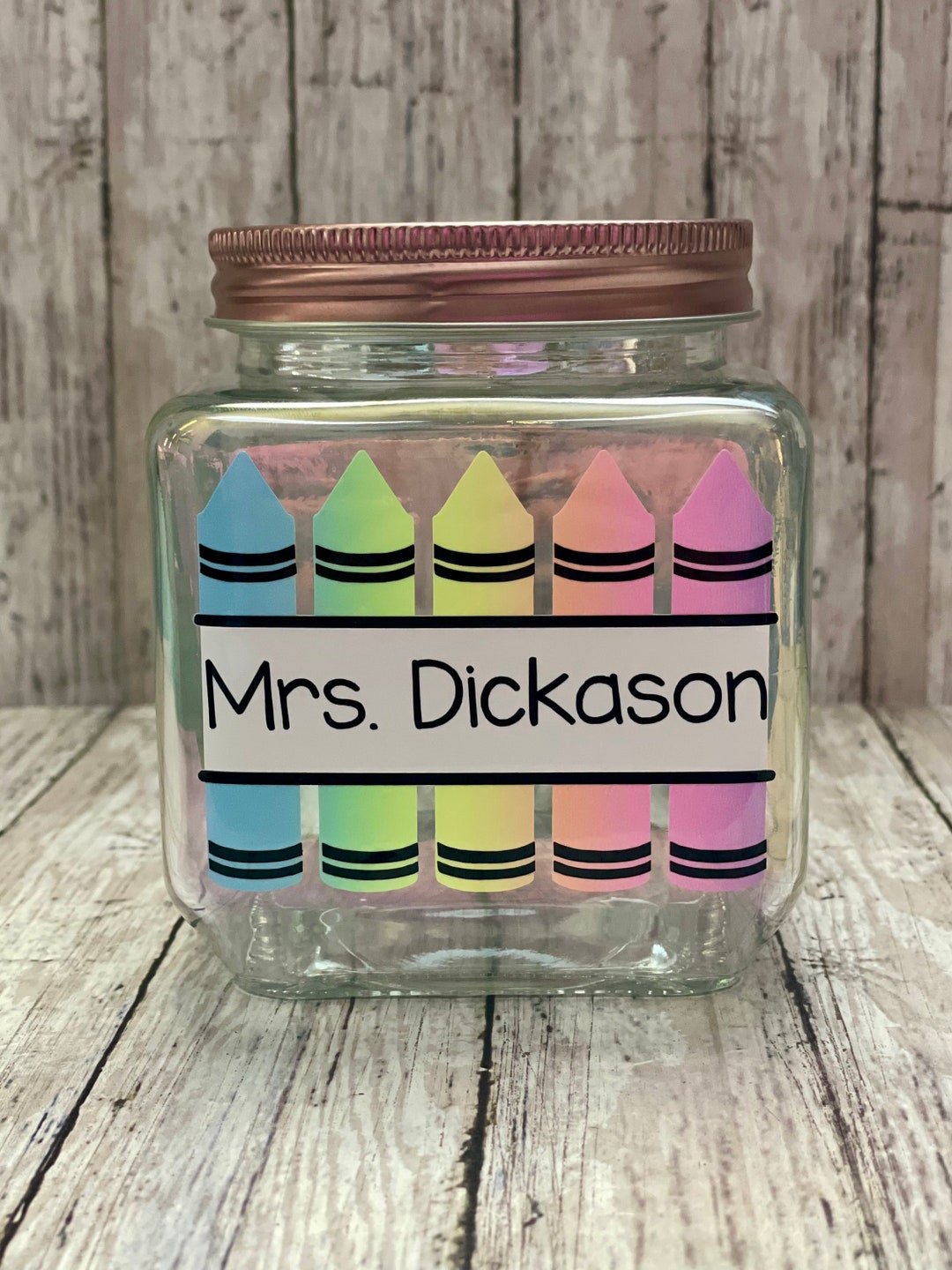 Personalized Teacher Gift, Small Teacher Gift, Teacher Gift Card Holder ...