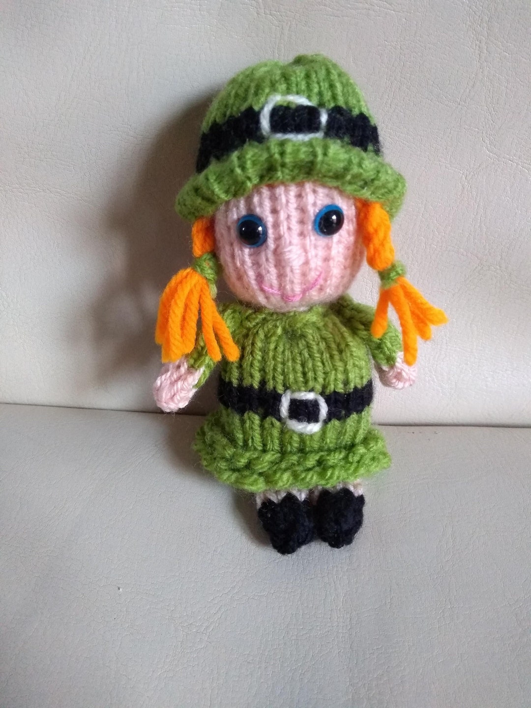 Loom Knitting PATTERNS | Loom Knit an Irish Leprechaun Doll | St ...