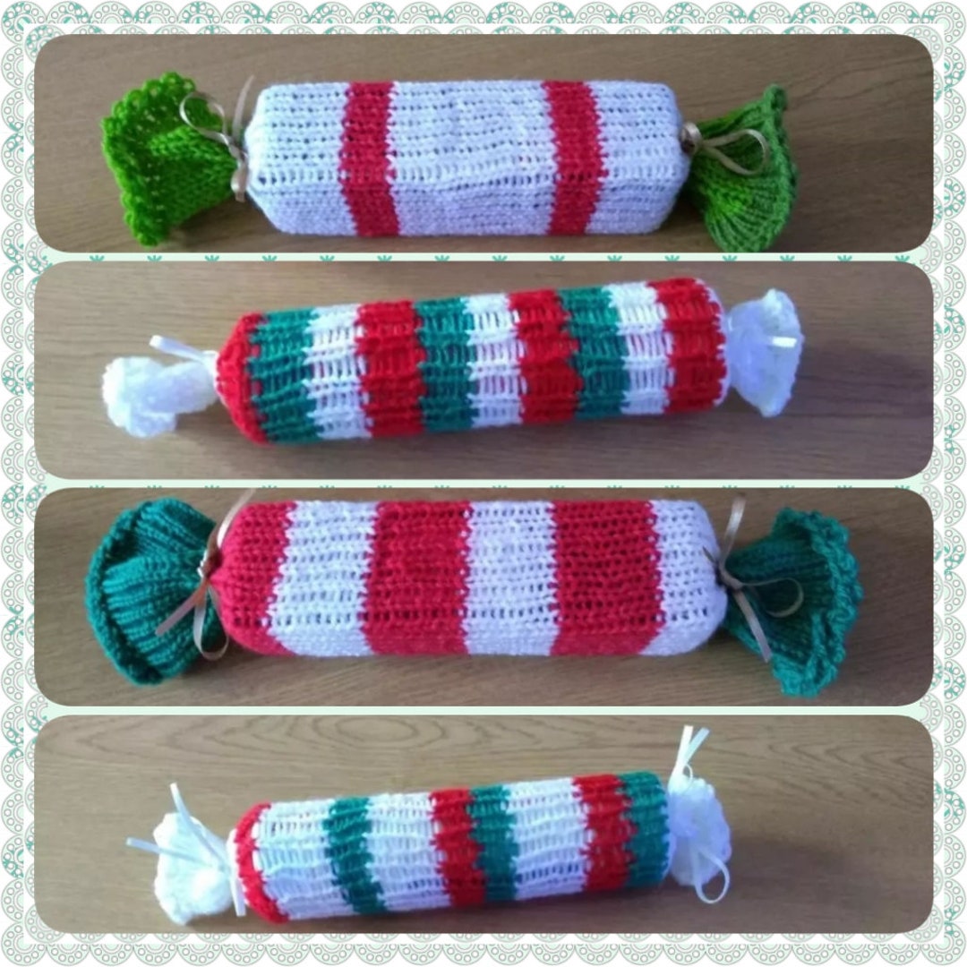 Loom Knitting PATTERNS | Loom Knit 4 Different Crackers | Christmas ...