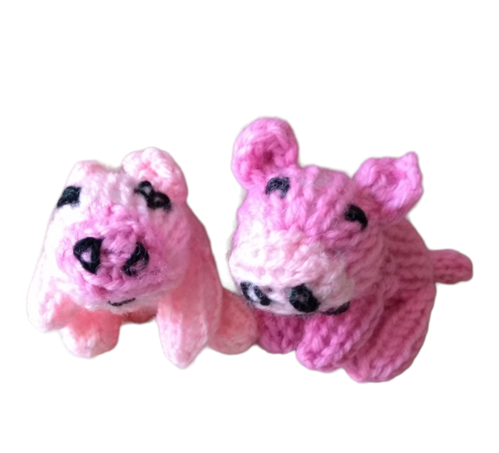 Loom Knitting PATTERNS | Loom Knit a Pig | Little Pigs | Gifts ...