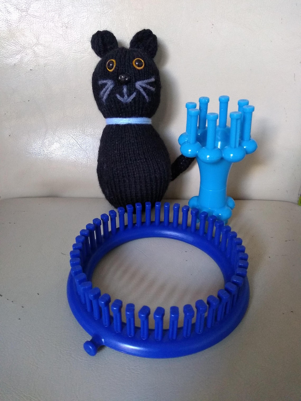 Loom Knitting PATTERNS |loom Knit a Cat| Toys | Halloween | Amigurumi ...