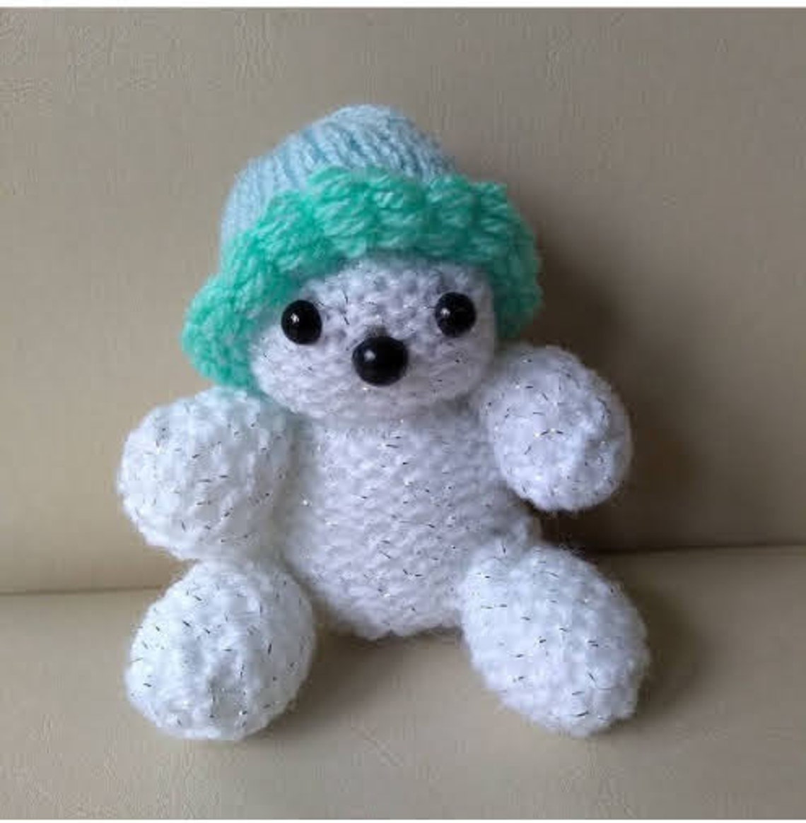 Loom Knitting PATTERNS | Loom Knit Polar Bear| Toys |amigurumi - Etsy