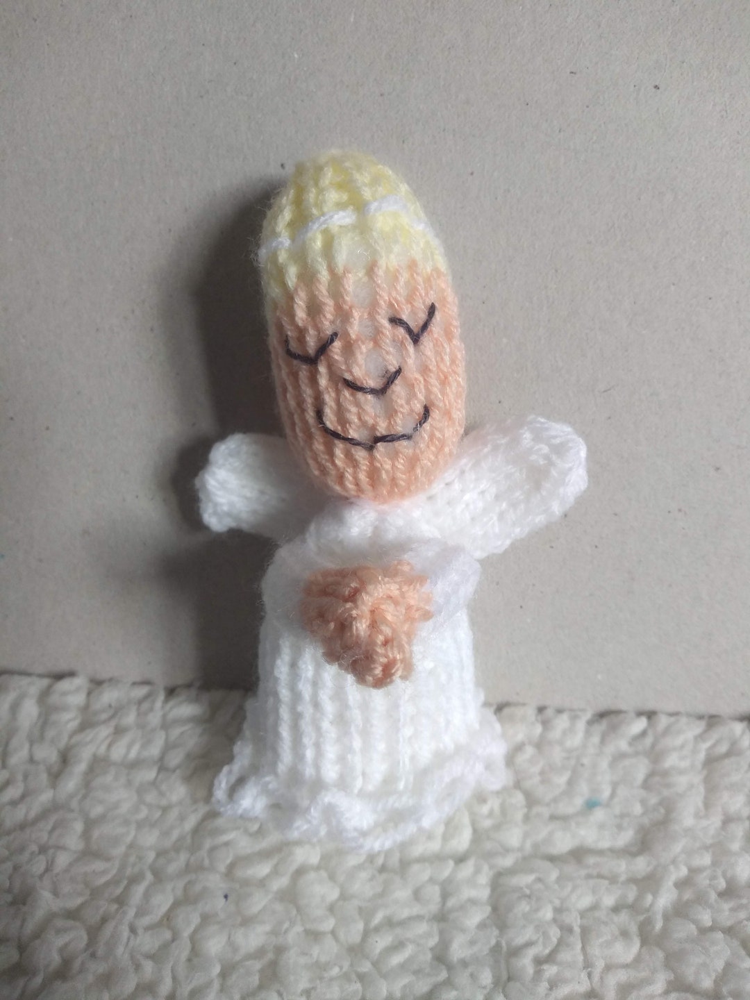 Loom Knitting PATTERNS | Loom Knit Angel |nativity | Christmas ...