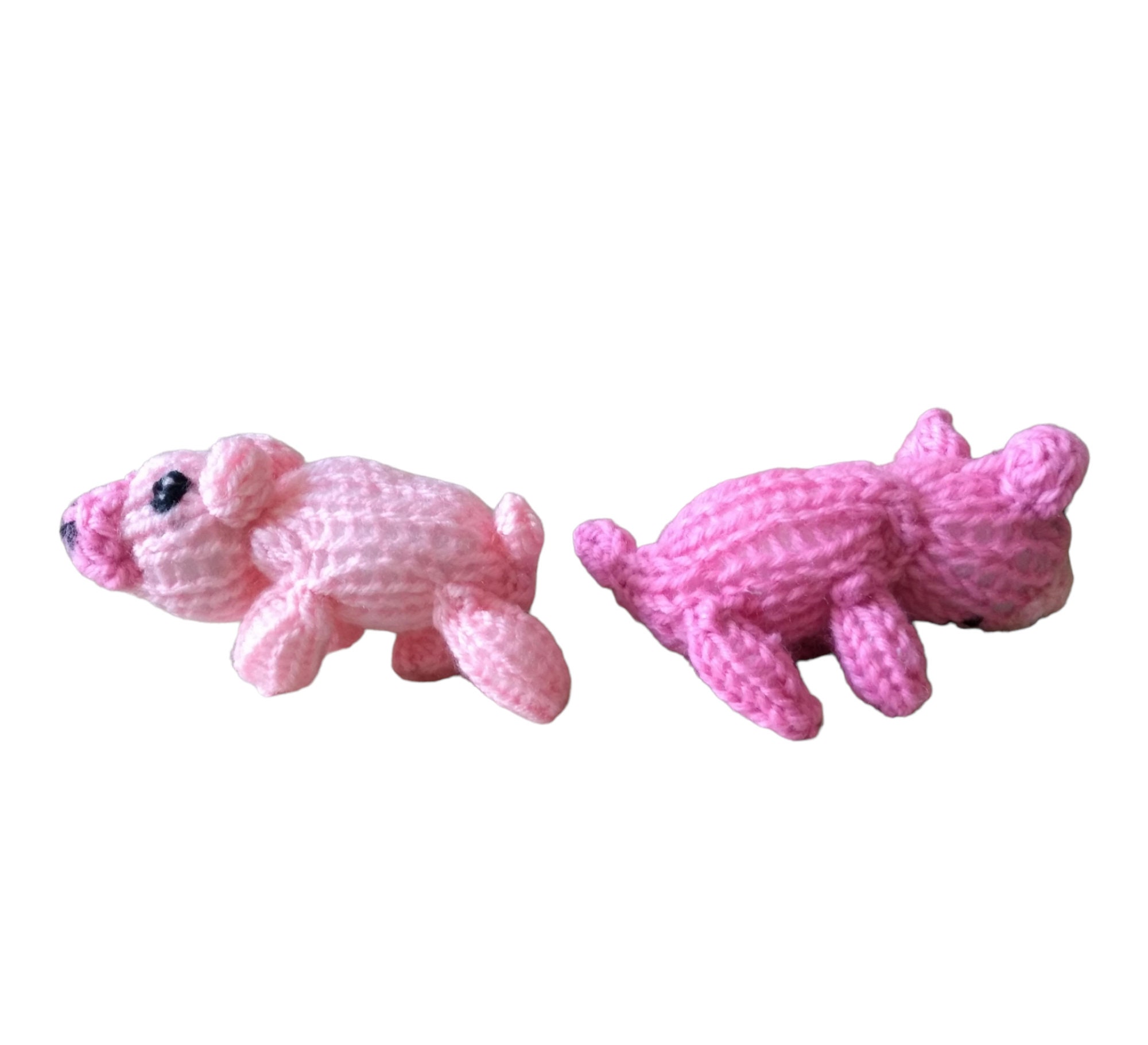 Loom Knitting PATTERNS Loom Knit a Pig Little Pigs Gifts - Etsy