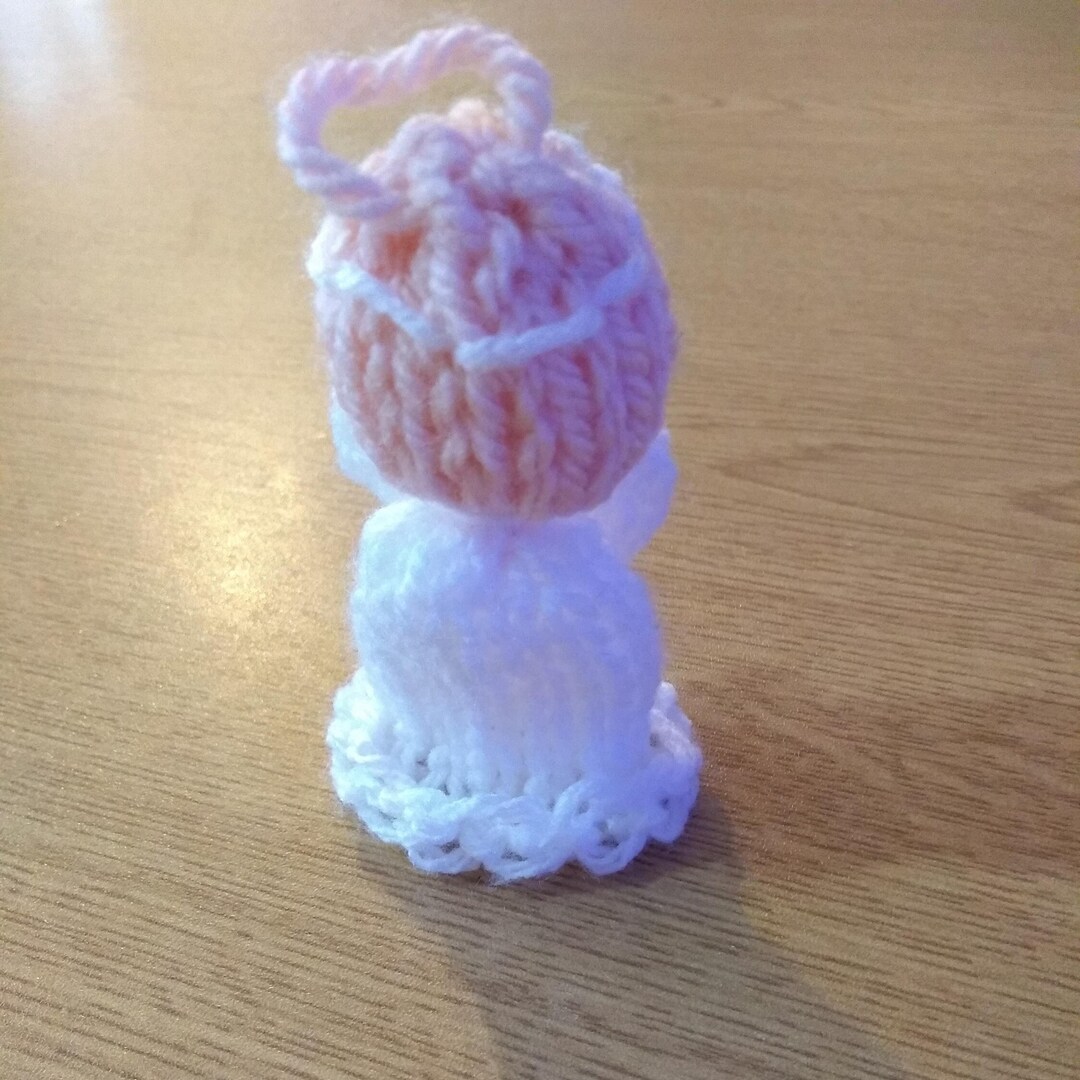 Loom Knitting PATTERNS Loom Knit an Angel Tree Decoration Christmas ...