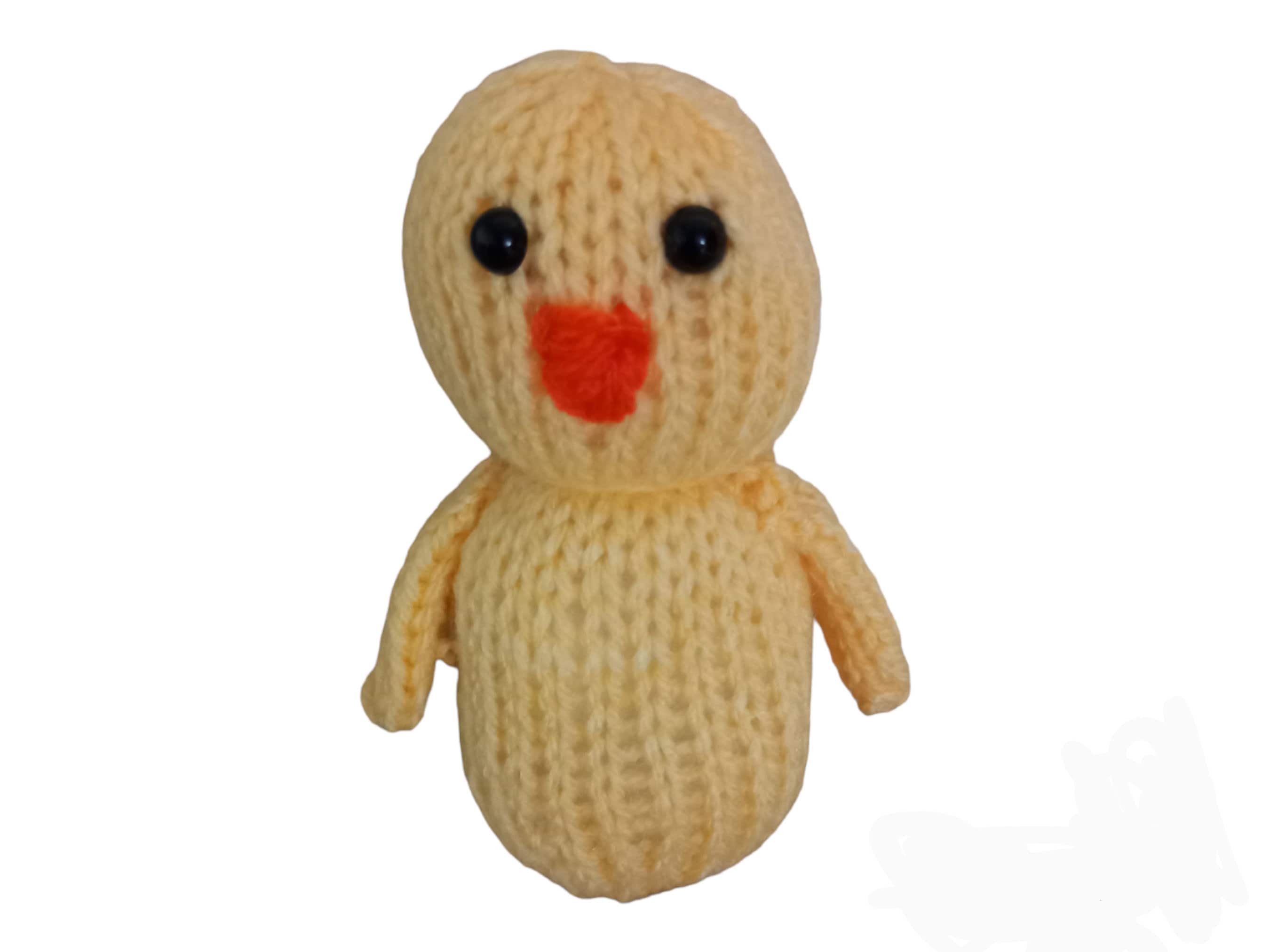 Loom Knitting PATTERNS | Loom Knit a Chick in an Egg | Easter | Gifts ...