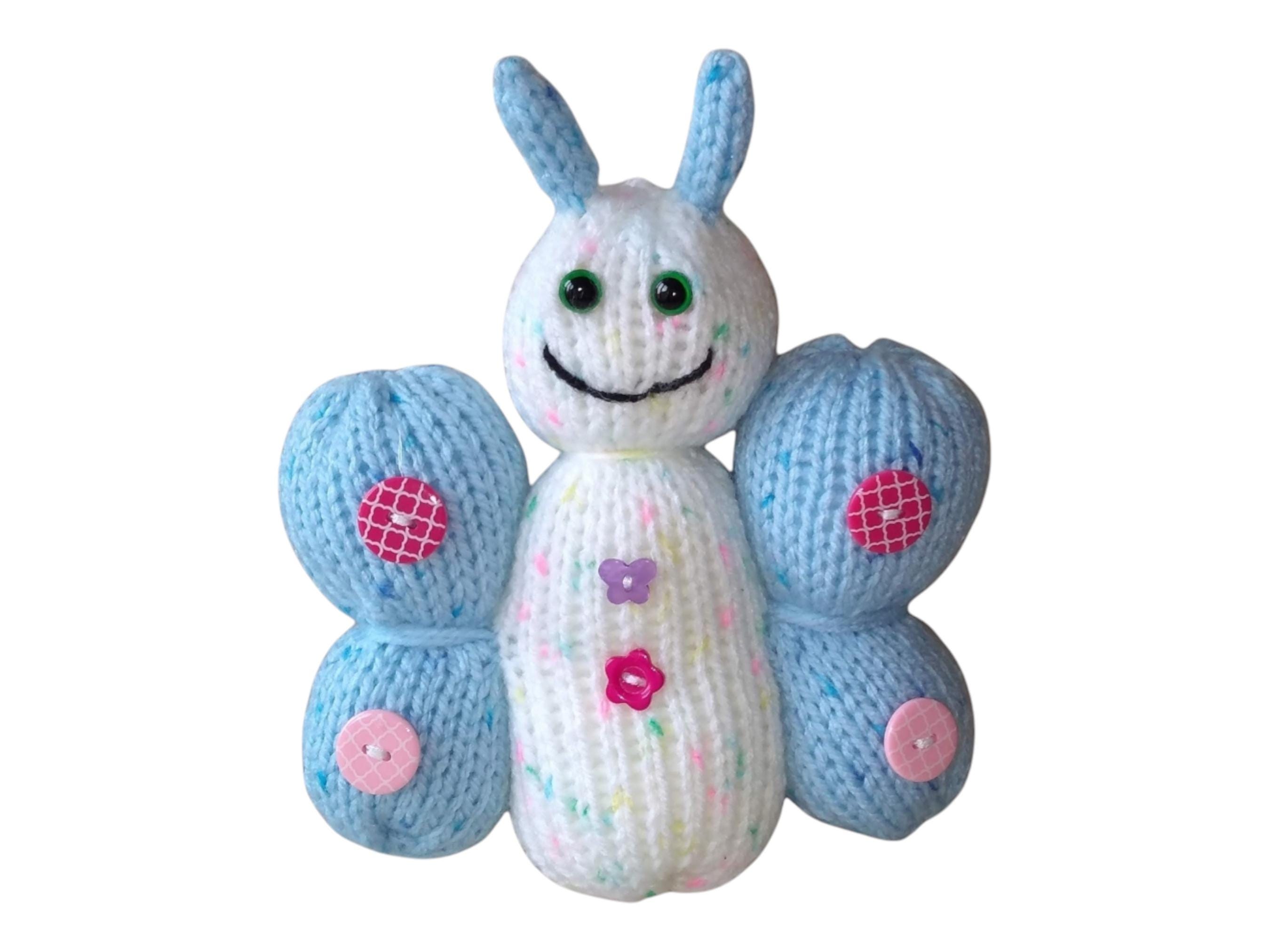 Loom Knitting PATTERNS Loom Knit Butterfly Teddy | Toys | Amigurumi ...