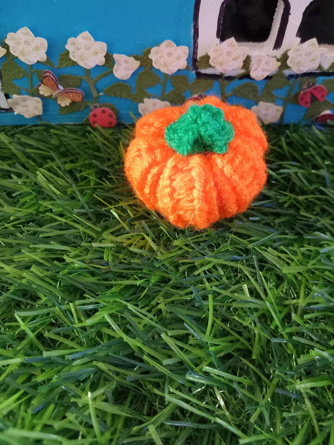 Loom Knit Pumpkin Pattern: Beginner Autumn Halloween Decor (PDF Pattern ...