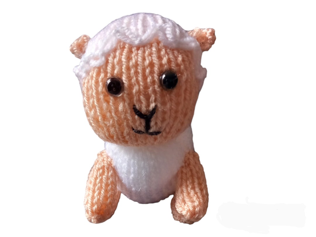 Loom Knitting PATTERNS Loom Knit a Lamb Sheep Easter Amigurumi toys ...