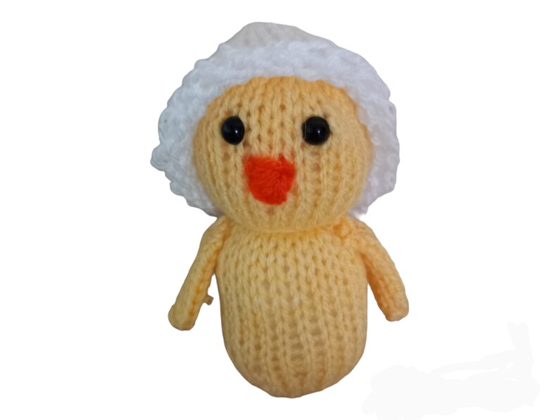 Loom Knitting PATTERNS | Loom Knit a Chick in an Egg | Easter | Gifts ...