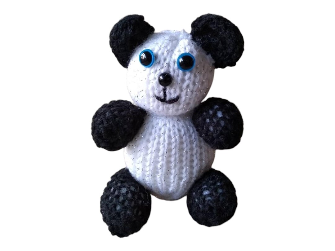 Loom Knit Panda Pattern: Beginner Friendly Amigurumi Toy (digital ...