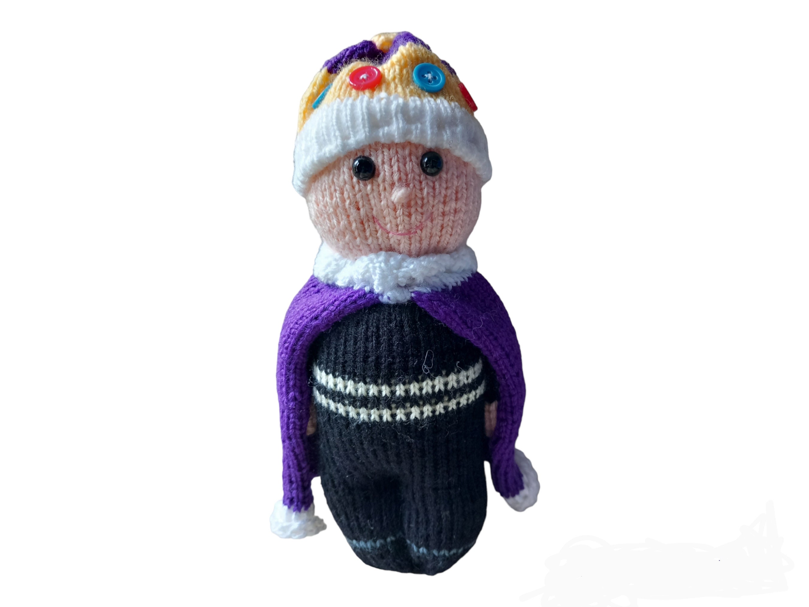 Loom Knitting PATTERNS | Loom Knit King Charles | Royal Coronation ...