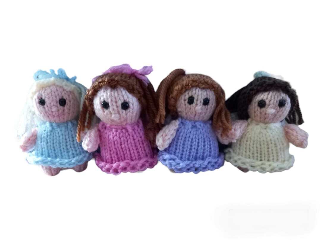 Loom Knitting PATTERNS | Loom Knit Little Fairies | Doll House Dolls ...