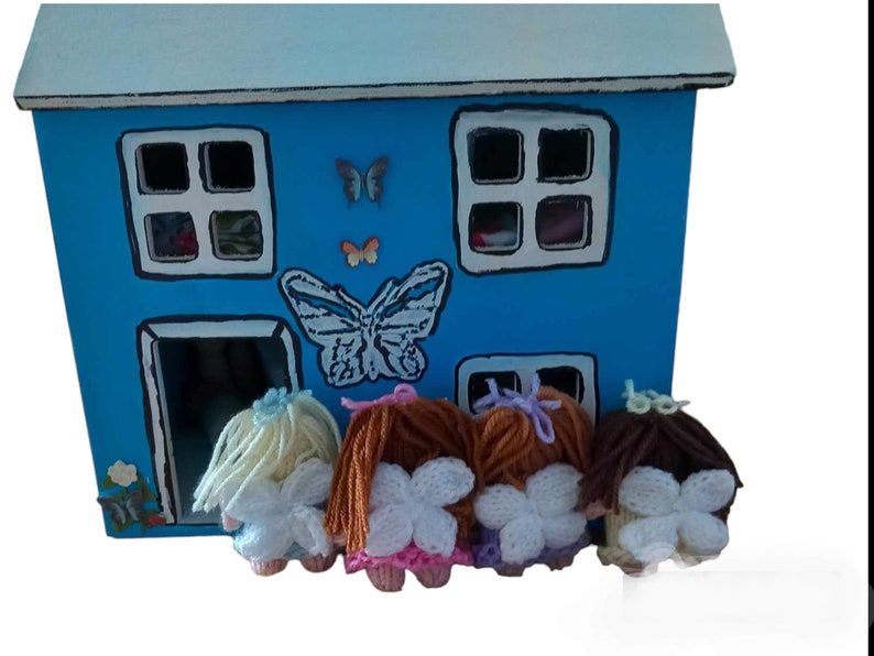 Loom Knitting PATTERNS | Loom Knit Little Fairies | Doll House Dolls ...