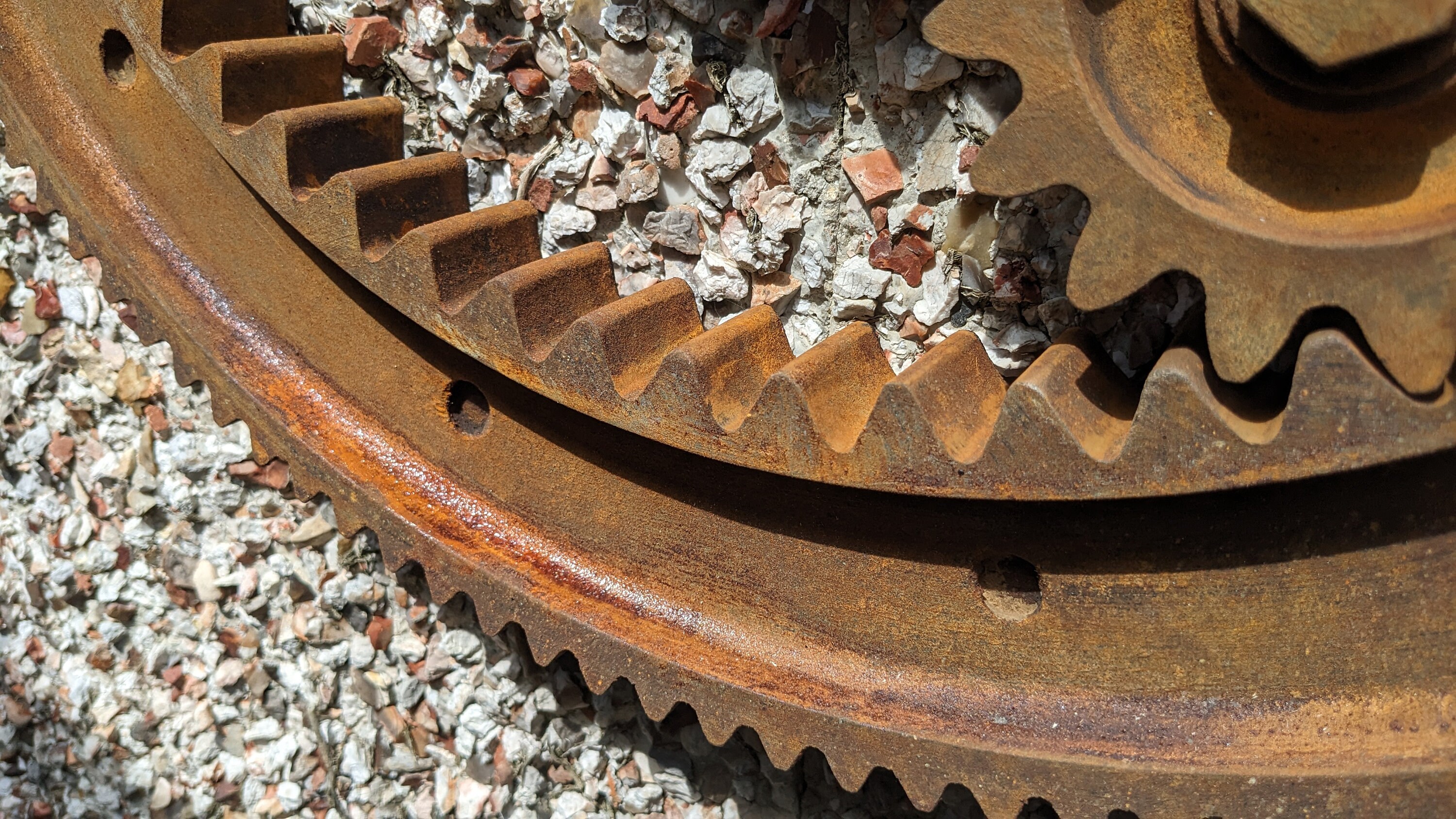 Big Rusting Gear Box Clock - Etsy