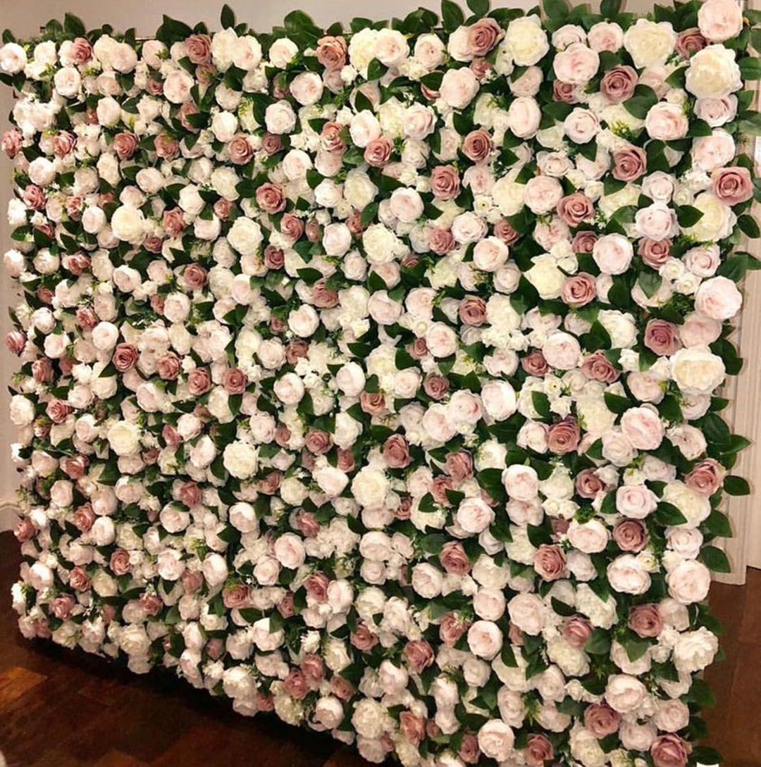 Artificial Flower Wall Backdrop for Wedding Arrangement Simulation ...