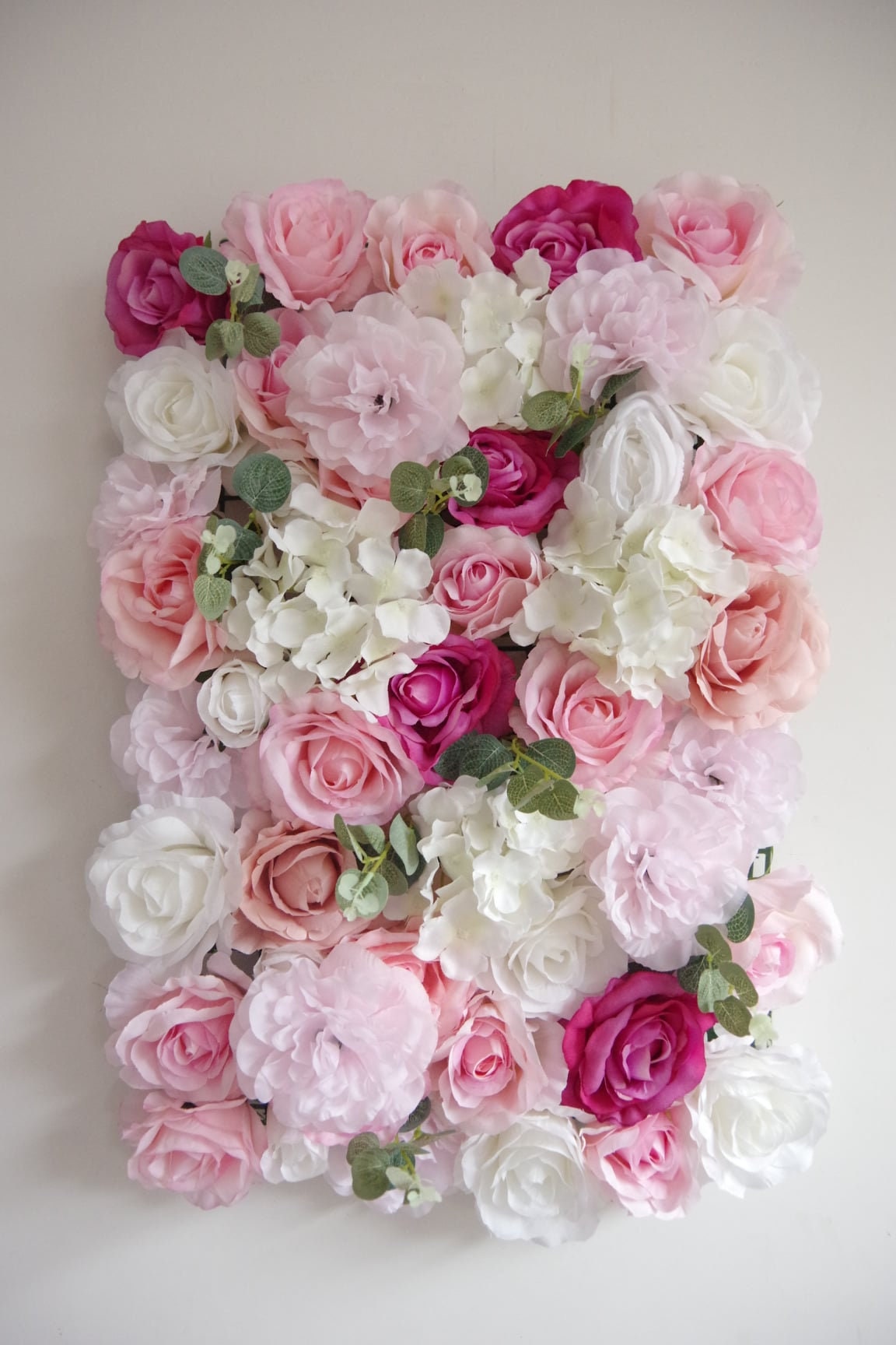 Silk Flower Wall Panel, Wedding Photo Booth Backdrop (60x40cm) - Etsy