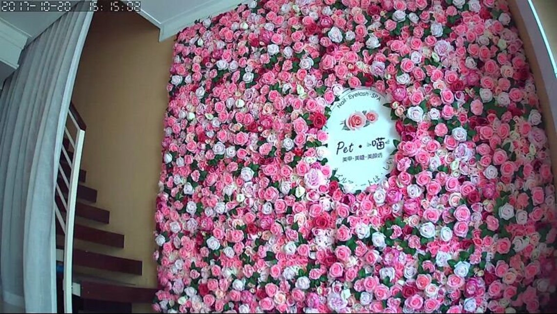 Silk Floral Backdrop for Wedding Arrangement Rose Artificial - Etsy