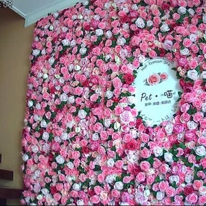 Silk Floral Backdrop for Wedding Arrangement Rose Artificial Flowers ...
