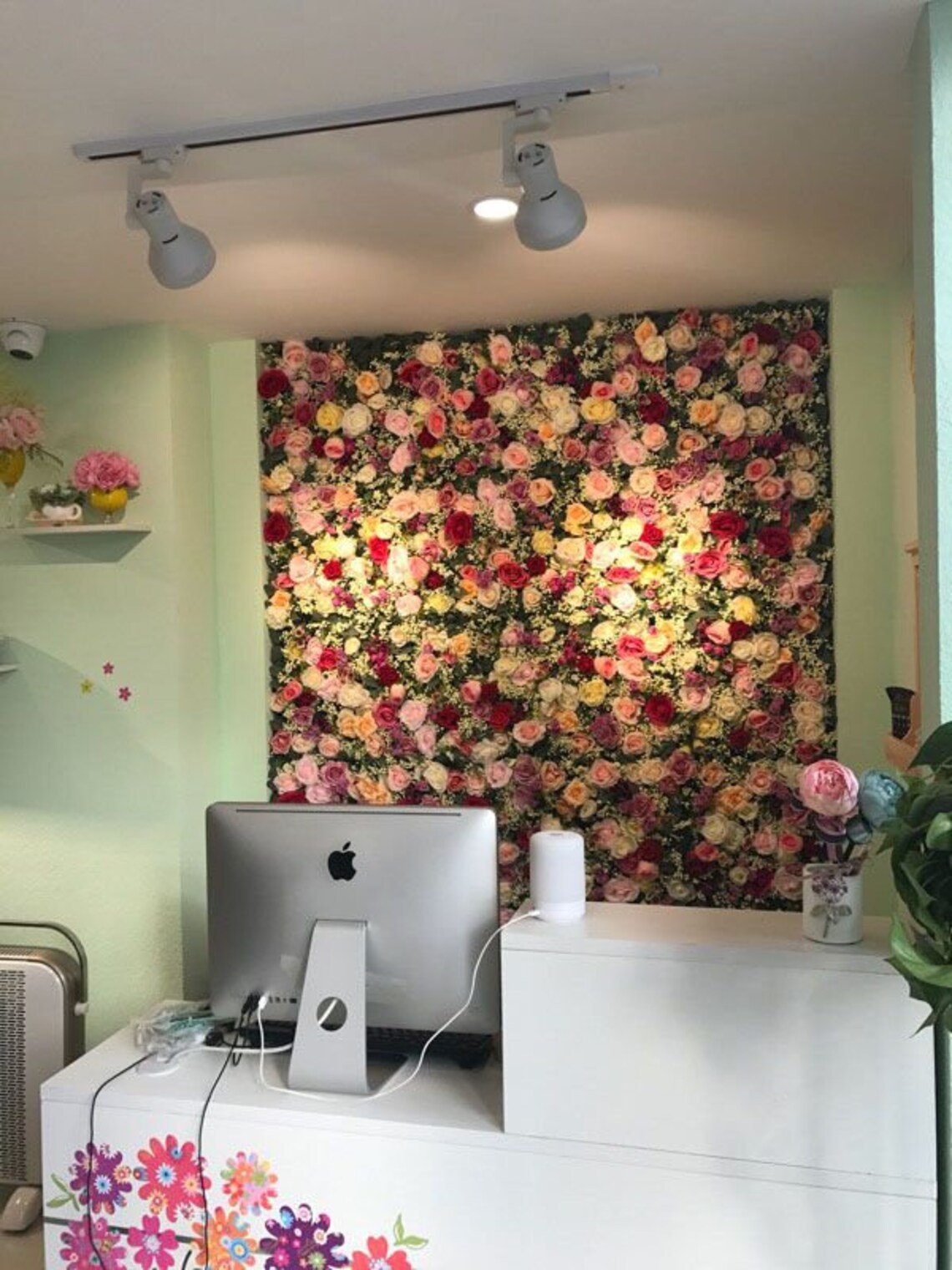 Silk Floral Wall Panel for Party Birthday Decoration - Etsy