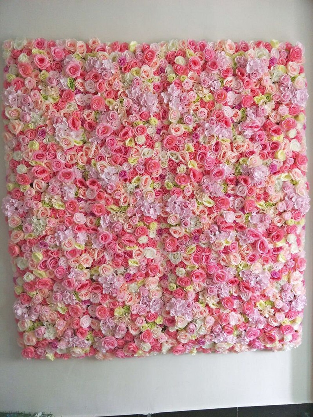Silk Floral Backdrop for Wedding Arrangement Simulation Rose Artificial ...