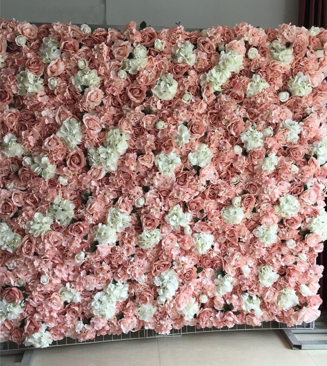 Rose Flower Wall Backdrop for Wedding Photography Background | Etsy