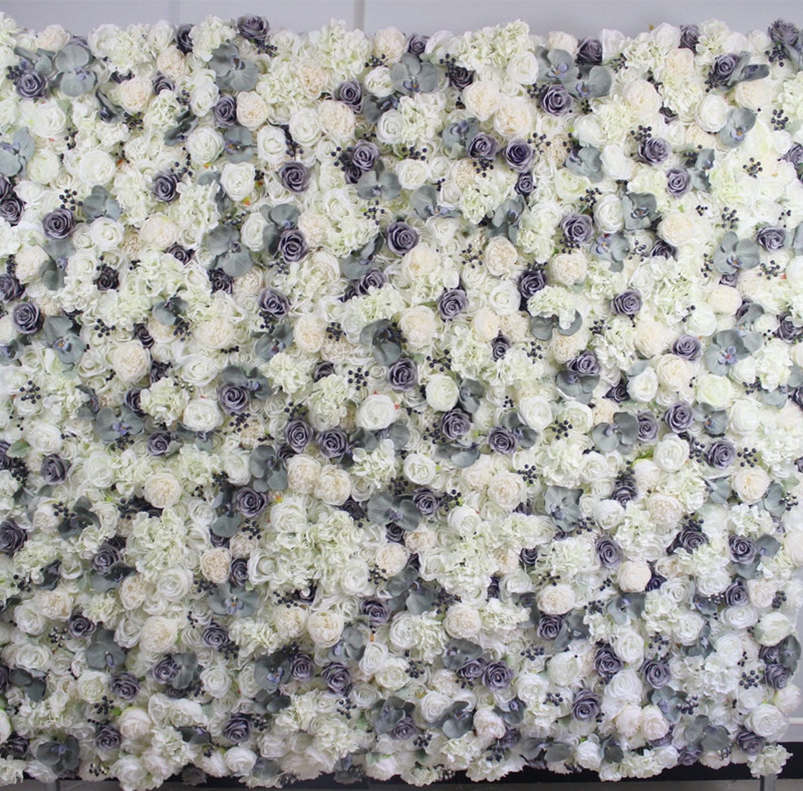 Flower Wall Panel Ivory Flowers for Party Backdrop Decoration | Etsy