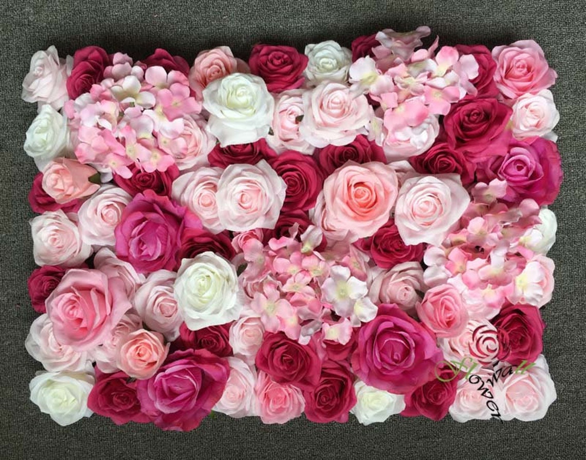 Flower Wall Backdrop for Wedding Arrangement Flowers for Event | Etsy