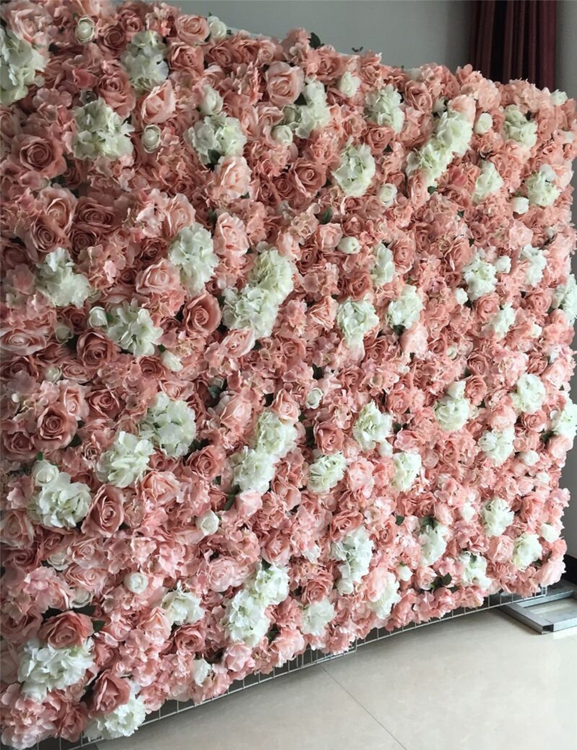 Rose Flower Wall Backdrop for Wedding Photography Background | Etsy