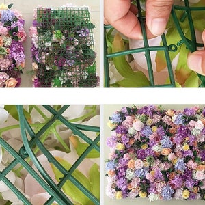 Spring Wedding Flower Wall Panel Backdrop for Wedding Arrangement ...
