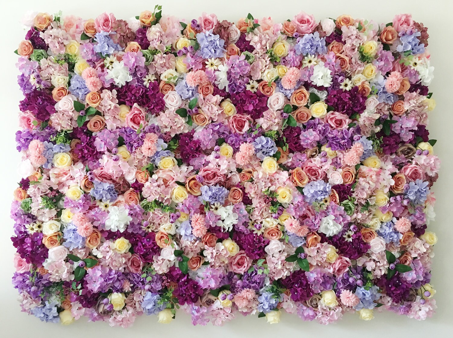Purple Flower Backdrop Wall for Wedding Birthday Party Decor - Etsy