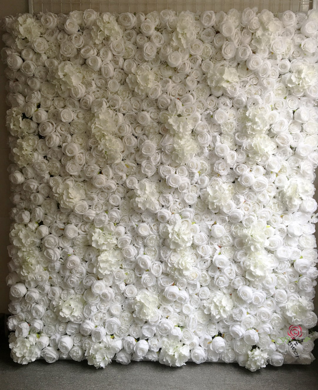 White Rose Flower Wall Panel Backdrop - 40x60cm Wedding Photography - Etsy